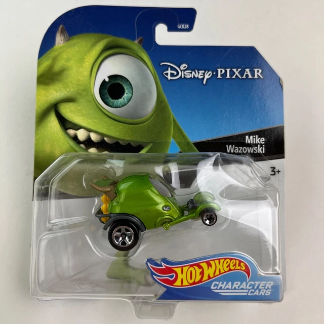 HOT WHEELS CHARACTER Cars Disney Pixar Mike Wazowski Green 1:64 Scale ...