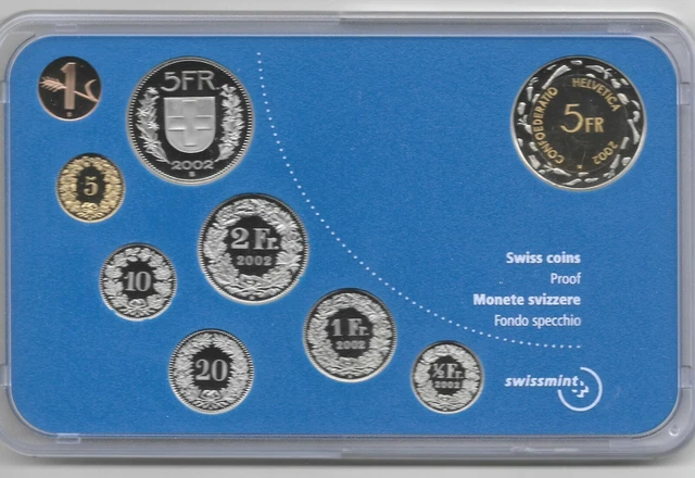 CONFED. ELVETICA-SERIE ANNO 2002 "ESCALADE" FONDO SPECCHIO/P.P.da ...