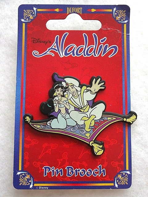 ALADDIN & JASMINE - Magic Carpet - Aladdin - Disney - PIN BADGE - On ...