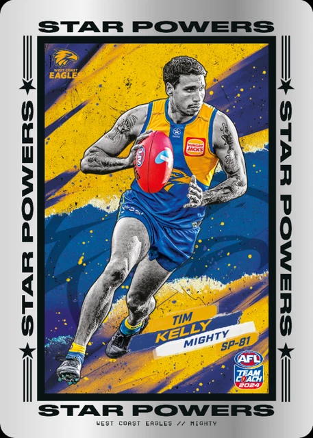 2024 AFL TEAMCOACH Star Powers Tim Kelly SP-81 $2.00 - PicClick AU
