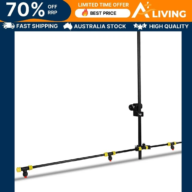 1.5M ATV WEED Sprayer Boom 4 Nozzles Adjustable Height Angle 90cm Pole ...