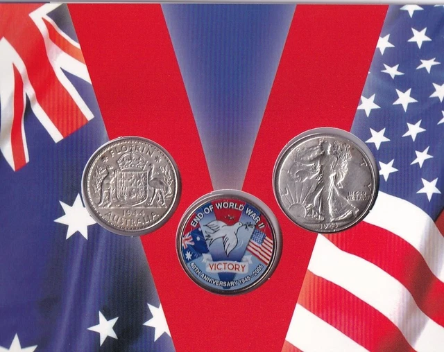 END OF WORLD War Ii 60Th Anniversary Commemorative Coin Pack 1945 ...