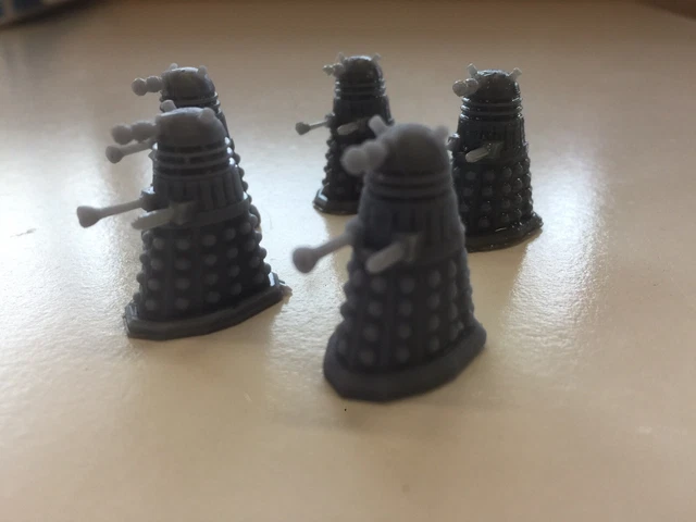 DOCTOR WHO CLASSIC DALEK 28mm Miniature Tabletop Gaming SET OF 5 ...