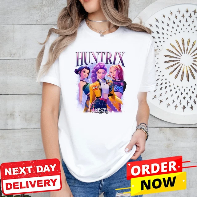HUNTRIX HEARTTHROB OFFICIALLY Licensed T-Shirt, KPop Demon Hunters T ...