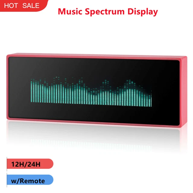 MUSIC SPECTRUM DISPLAY Analog VU Meter VFD Clock Sound Level Indicator ...