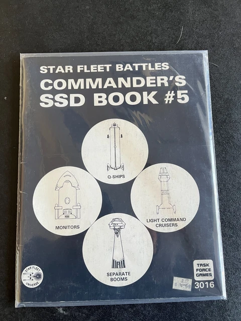 STAR FLEET BATTLES COMMANDER'S SSD BOOK #5 Task Force Games STAR TREK £ ...