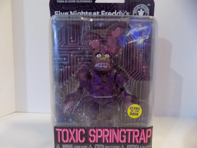 FUNKO FNAF FIVE Nights At Freddy's Toxic Springtrap GITD Action Figure ...