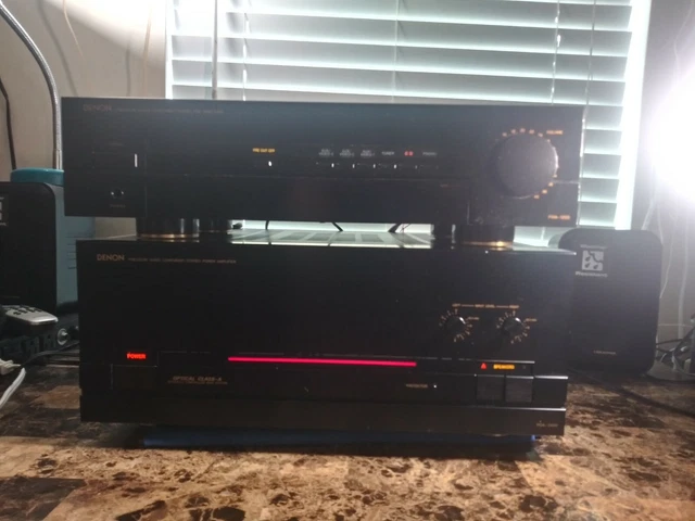 DENON POA-2400 POWER Amp And Pra-1200 Matching Preamplifier EUR 424,86 ...