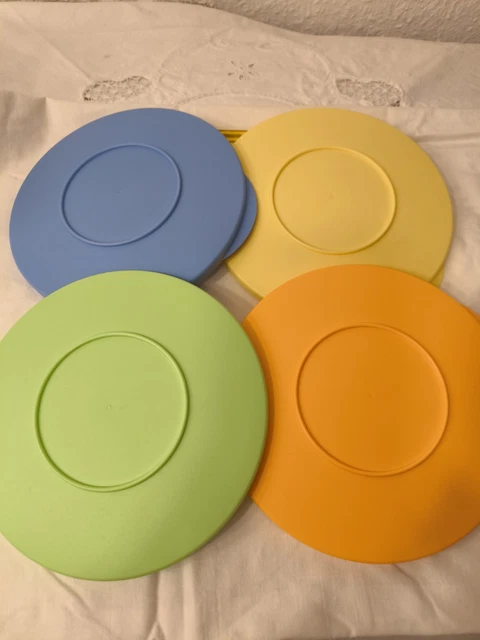 4ER SET TUPPERWARE Deckel Junge Welle gebrauchter guter Zustand EUR 4 ...