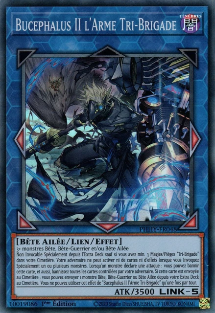 YU-GI-OH ! BUCEPHALUS II L'Arme Tri-Brigade PHHY-FR048 VF/STARLIGHT EUR 50,00 - PicClick IT