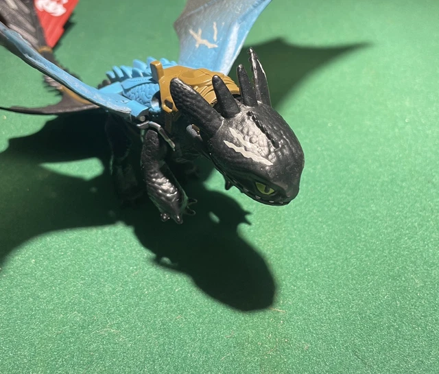 HOW TO TRAIN Your Dragon Toothless Night Fury Lunge Attack Toy 2014 DWA ...