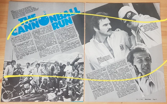 PHOTOS/ARTICLES- BURT REYNOLDS in Cannonball Run + Charles Bronson in ...
