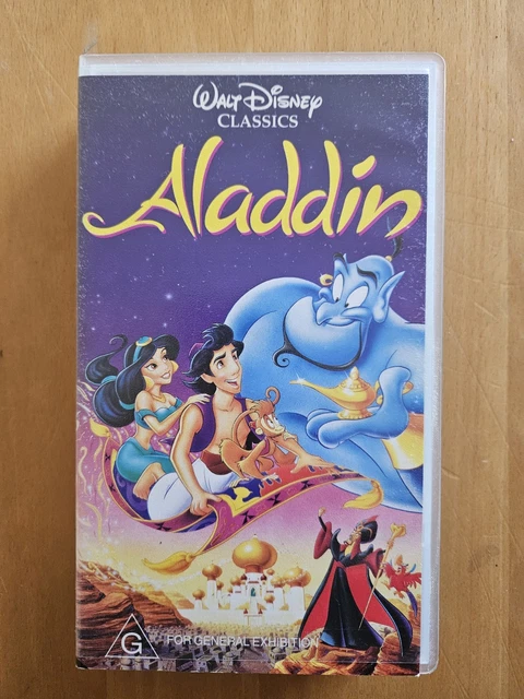 WALT DISNEY CLASSICS Aladdin Vhs Video Tape Cassette $4.99 - PicClick AU