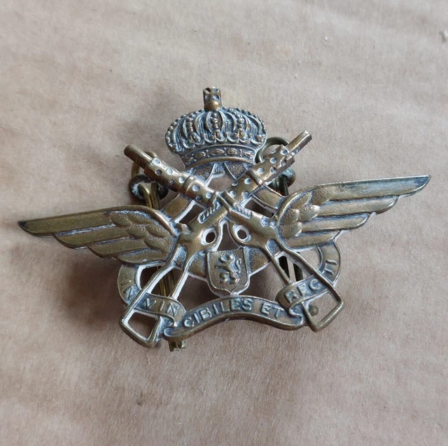 BELGIAN MILITARY BADGE Airforce Air Commando Badge, The Belgian Army £ ...