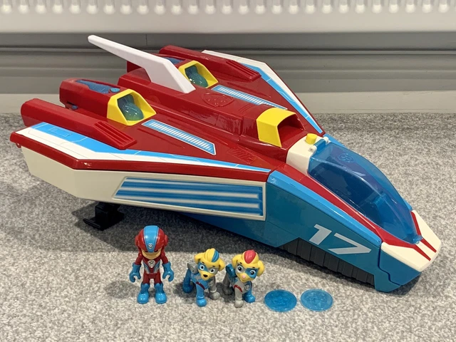 PAW PATROL MIGHTY Pups Mighty Jet Airplane With Ryder Twins & Launcher ...