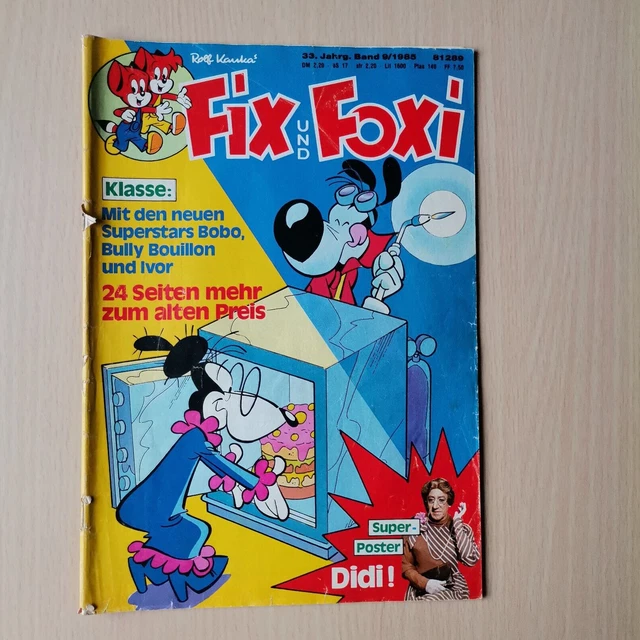 FIX UND FOXI + andere COMICs und Geschichten / 33. Jahrgang - BAND 9 / 1985 EUR 1,00 - PicClick DE
