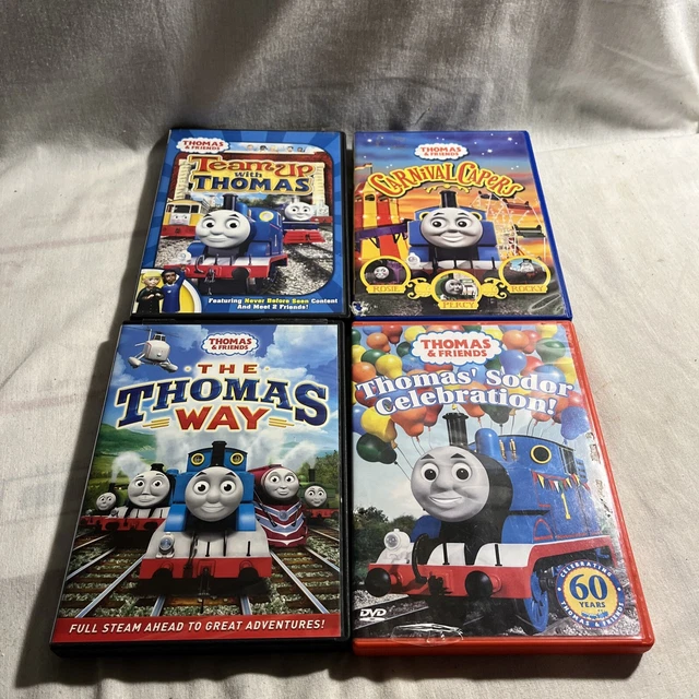 THOMAS THE TANK Engine And Friends DVD Lot Of 4 Children's Educational ...