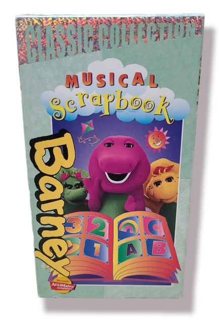 BARNEY MUSICAL SCRAPBOOK VHS Classic Collection Green Cover $26.81 ...