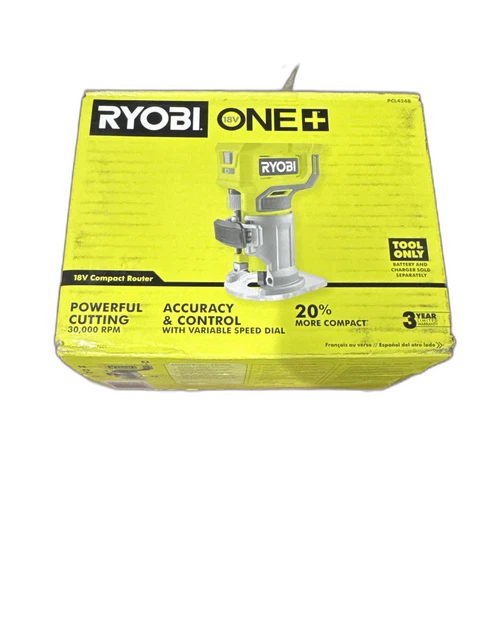 RYOBI ONE+ 18V Cordless Compact Fixed Base Router (Tool Only) $74.99 ...