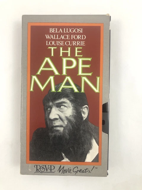 THE APE MAN 1943 Passed 1h 4m VHS Royal Sounf Video £9.50 - PicClick UK