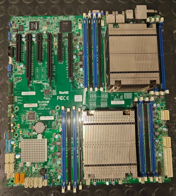 SUPERMICRO X10 WITH 2 x E5-2670 v3 CPU - X10DRi-F Motherboard E5 £90.00 - PicClick UK