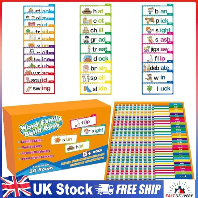 CVC WORD FLIP Chart Word Builder Game Consonante Vocale Word Builder ...