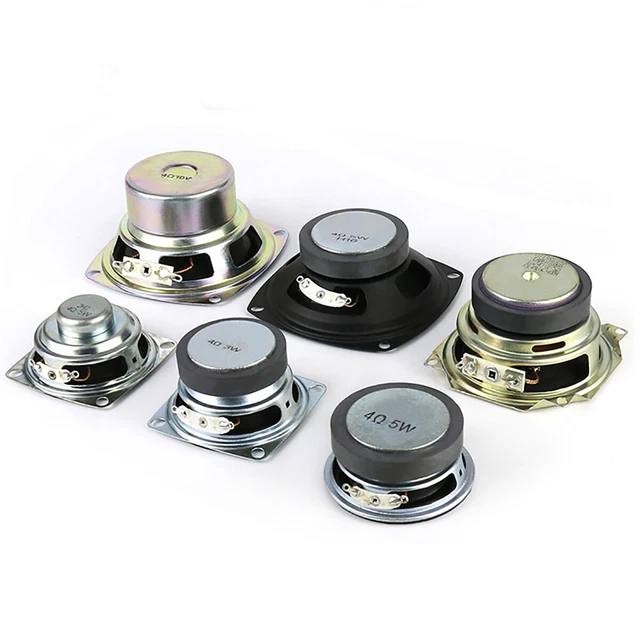 SMALL FULL-RANGE SPEAKER Horn Loudspeaker 3W 5Watt 4 Ohm Hifi Audio ...