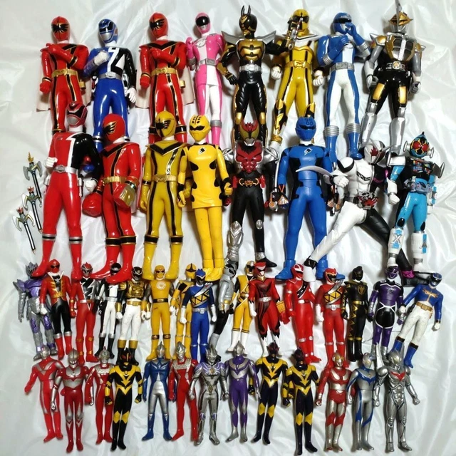 KAMEN RIDER SUPER Sentai Ultraman Figure Soft Vinyl Doll Large Set £401 ...