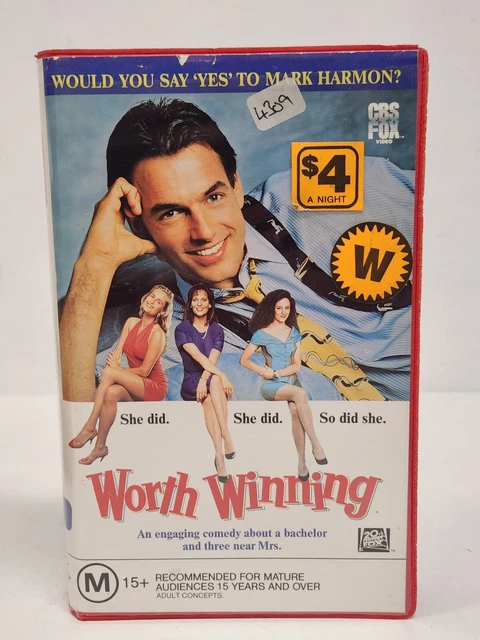 WORTH WINNING VHS Video Cassette Clamshell Ex Rental $35.00 - PicClick AU