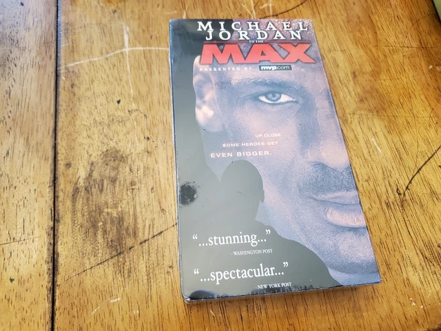 SEALED VHS MICHAEL JORDAN TO THE MAX basketball NEW video movie tape £ ...