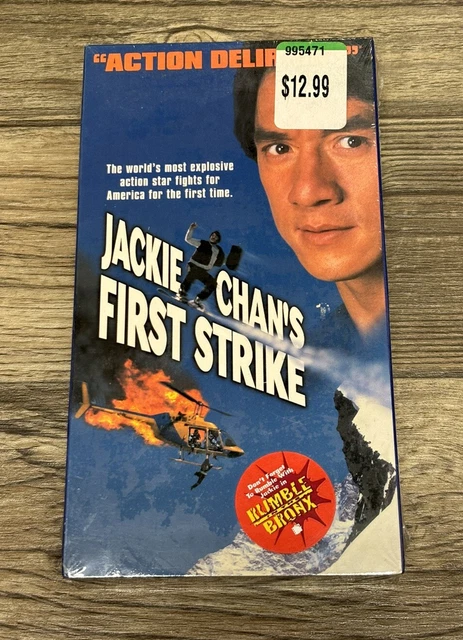 JACKIE CHAN'S FIRST Strike (VHS, 1997) Jackie Chan Video Tape Brand New ...