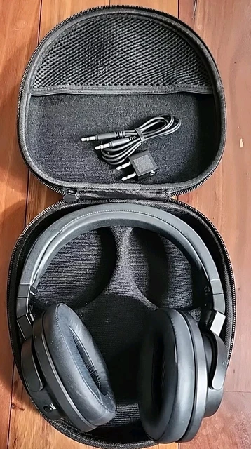 BAUHN HE210339 NOISE-CANCELLING Headphones Bluetooth ANC In Carry Case ...