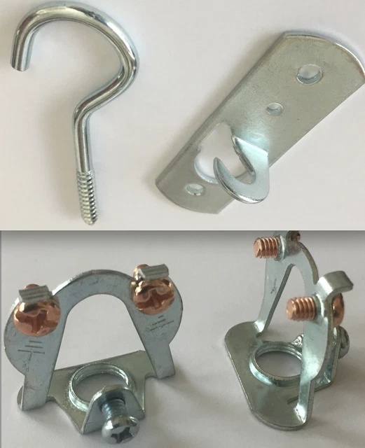 HEAVY DUTY CHANDELIER Ceiling Plate & Screw Hooks, Ceiling Rose ...