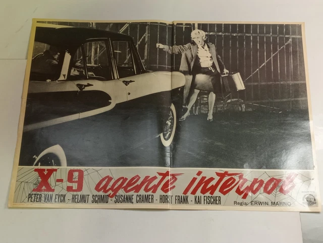 FOTOBUSTA CINEMA X-9 AGENTE INTERPOL Erwin Marno 5 EUR 12,00 - PicClick IT