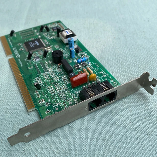 ACTIONTEC LUCENT ISA Voice Modem Internal Card HY901 PCH12 Vintage PC ...