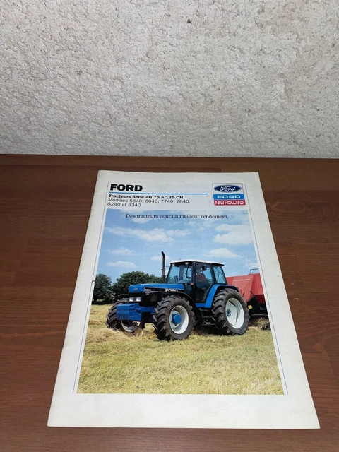 BROCHURE PROSPEKT PROSPECTUS TRACTEUR FORD 40-fendt-john deere-massey ferguson EUR 5,99 ...
