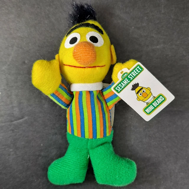 KELLOGGS SESAME STREET Bert Mini Beans Cereal Box Toy 1999 Factory ...