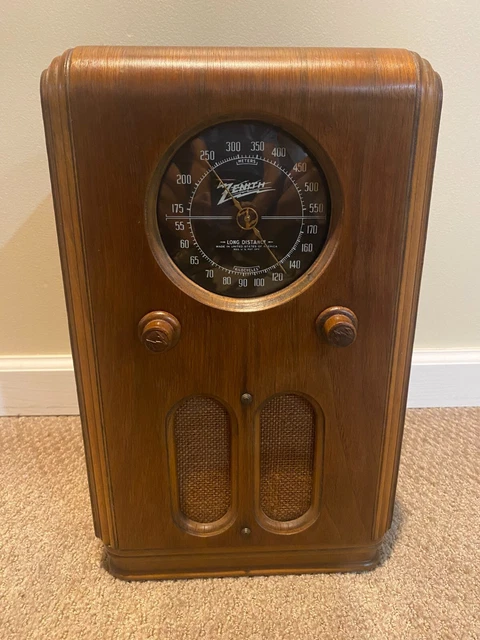ZENITH MODEL 5-R-226 "Child's Console" Antique Tube Radio $299.00 ...