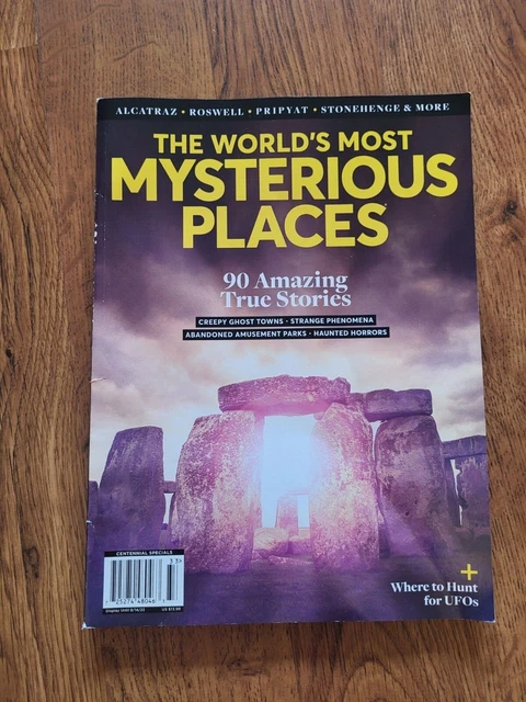 NEW 8-2023 THE Worlds Most Mysterious Places 100 Page Magazine 90 ...