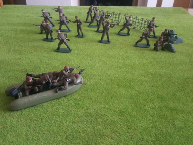 AIRFIX BRITISH COMMANDOES 1/32 Scale Soldiers With Dinghy And Other ...