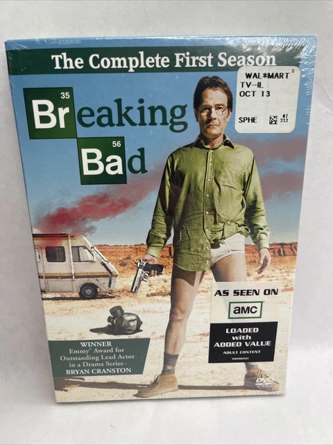 BREAKING BAD: THE Complete First Season (DVD, 2008, 3-Disc Set) Brand ...