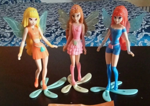 WINX CLUB KINDER Maxi Pasqua 2023 Stella Flora E Bloom Action figure ...