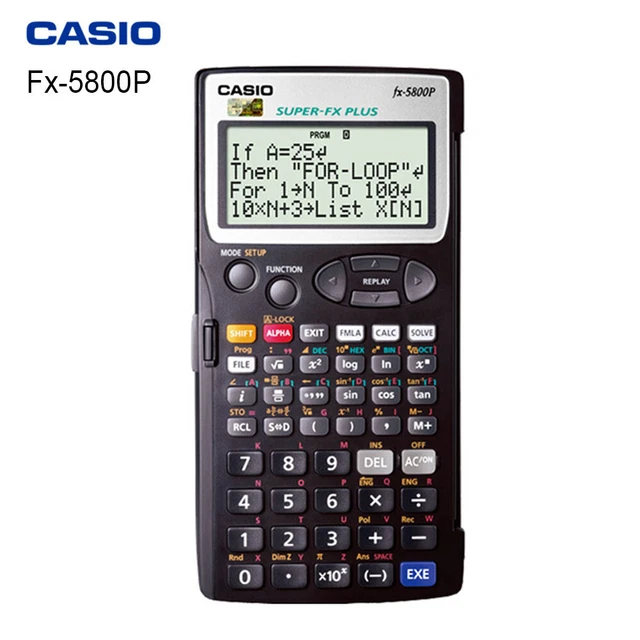 CASIO FX-5800P SCIENTIFIC Calculator Programable Functional Calculator ...
