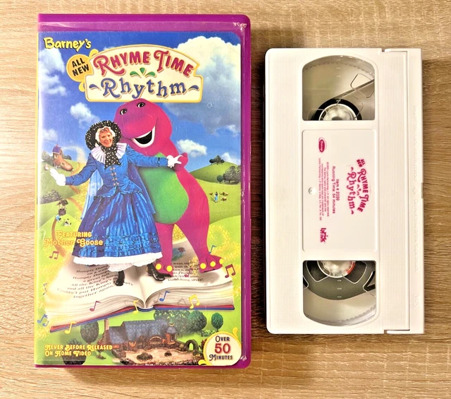 BARNEY'S RHYME TIME Rhythm VHS 2000 Mother Goose Sing Along Musical Kid's Movie £8.15 - PicClick UK