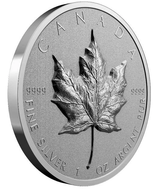 ULTRA HIGH RELIEF Silver Maple Leaf 2022 CANADA 1oz .9999 Pure Silver ...