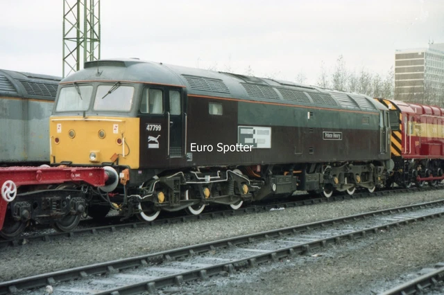 B294 35MM NEGATIVE Class 47 47799 Crewe c.1997 £2.54 - PicClick UK