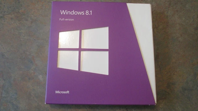 MICROSOFT WINDOWS 8.1 Full Version 32 Bit & 64 Bit DVD RETAIL BOX $95. ...
