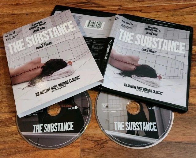 /6566\ THE SUBSTANCE (2024, Demi Moore, Qualley) 4K UHD & Blu-ray with ...