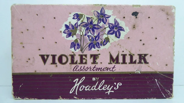 VINTAGE VIOLET MILK Assortment Box Chocolate Sweets Hoadleys Melbourne ...