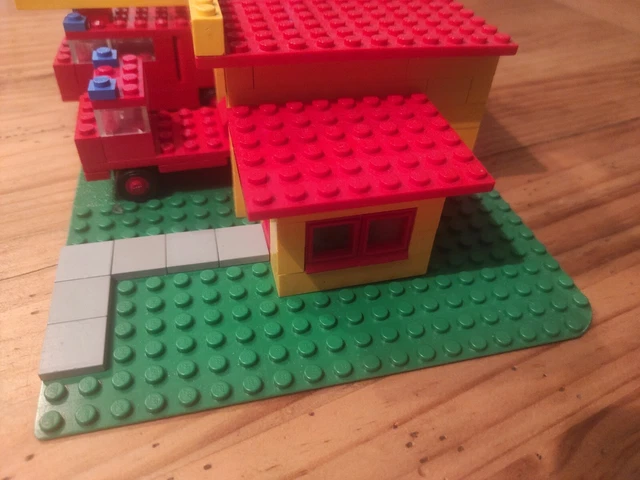 LEGO SYSTEM 347 Feuerwehr Haus 70er 70s Fire Station ohne Bauanleitung ...